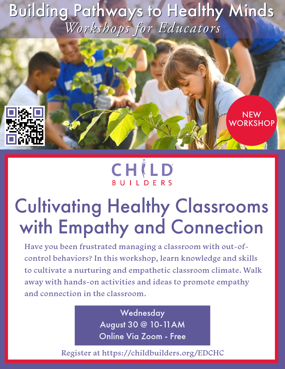 New Workshops and Webinars | ChildBuilders
